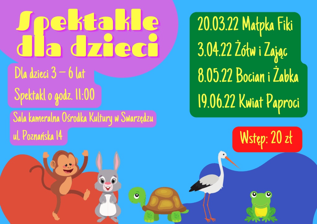 Przedstawienie teatralne dla dzieci